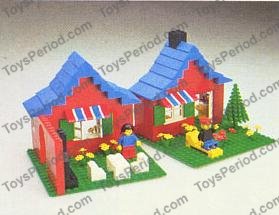 LEGO 376-2 Town House with Garden Instructions and Parts List
