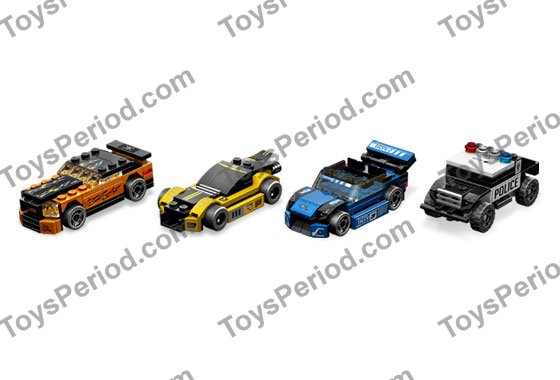 LEGO 8135 Bridge Chase Instructions and Parts List