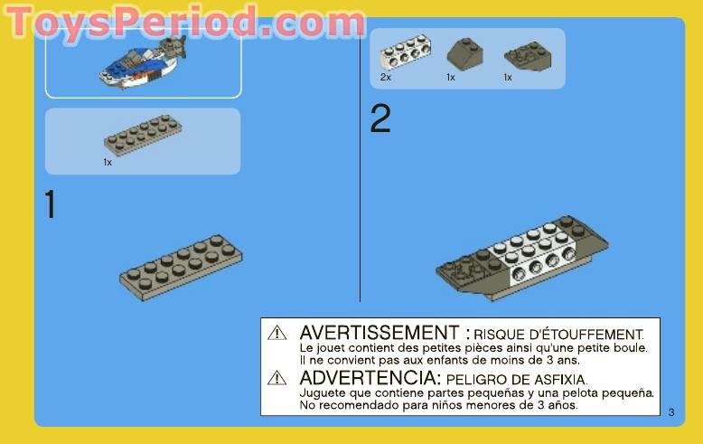 LEGO 5765 Transport Truck Instructions and Parts List