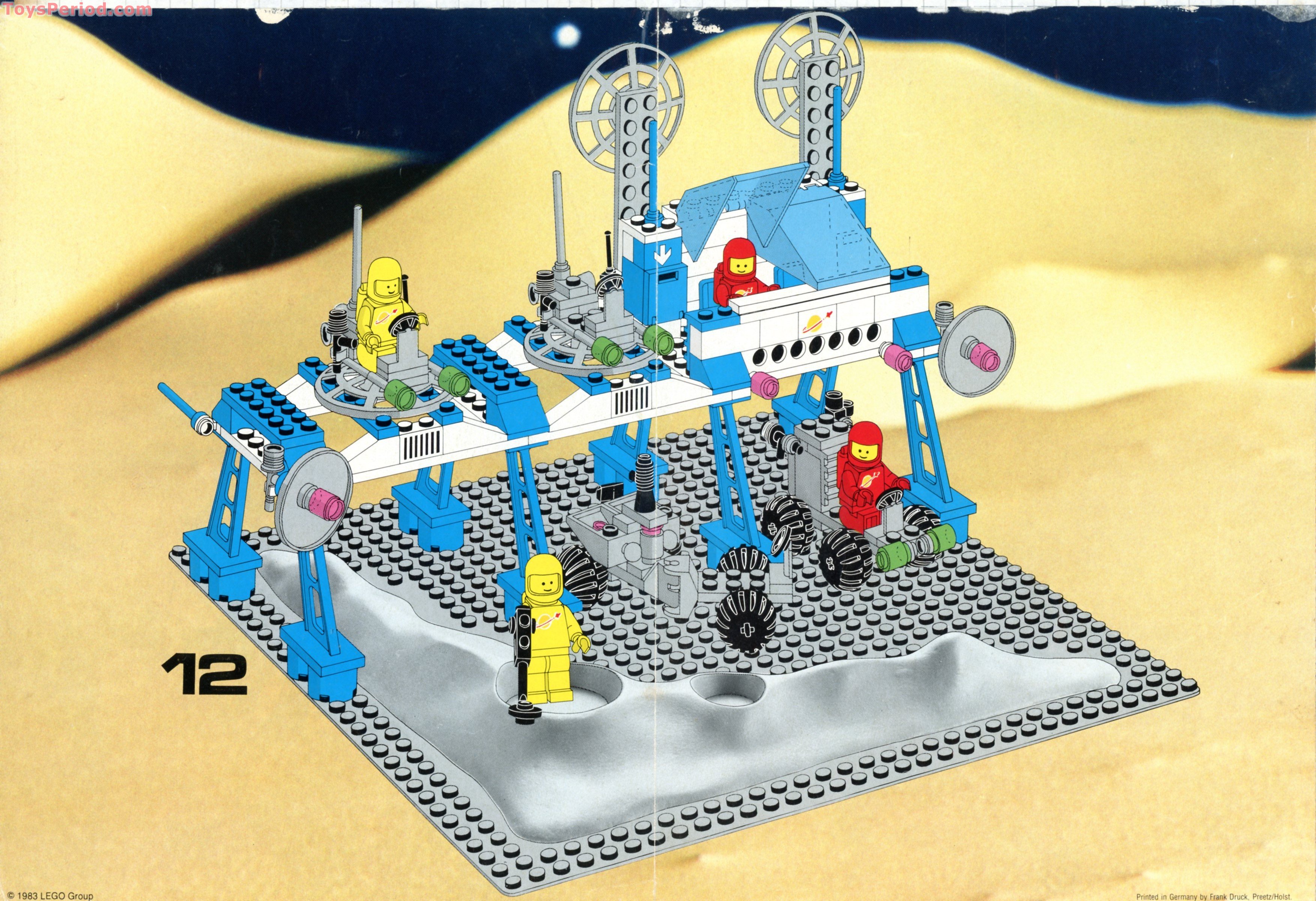 LEGO 6930 Space Supply Station Instructions and Parts List