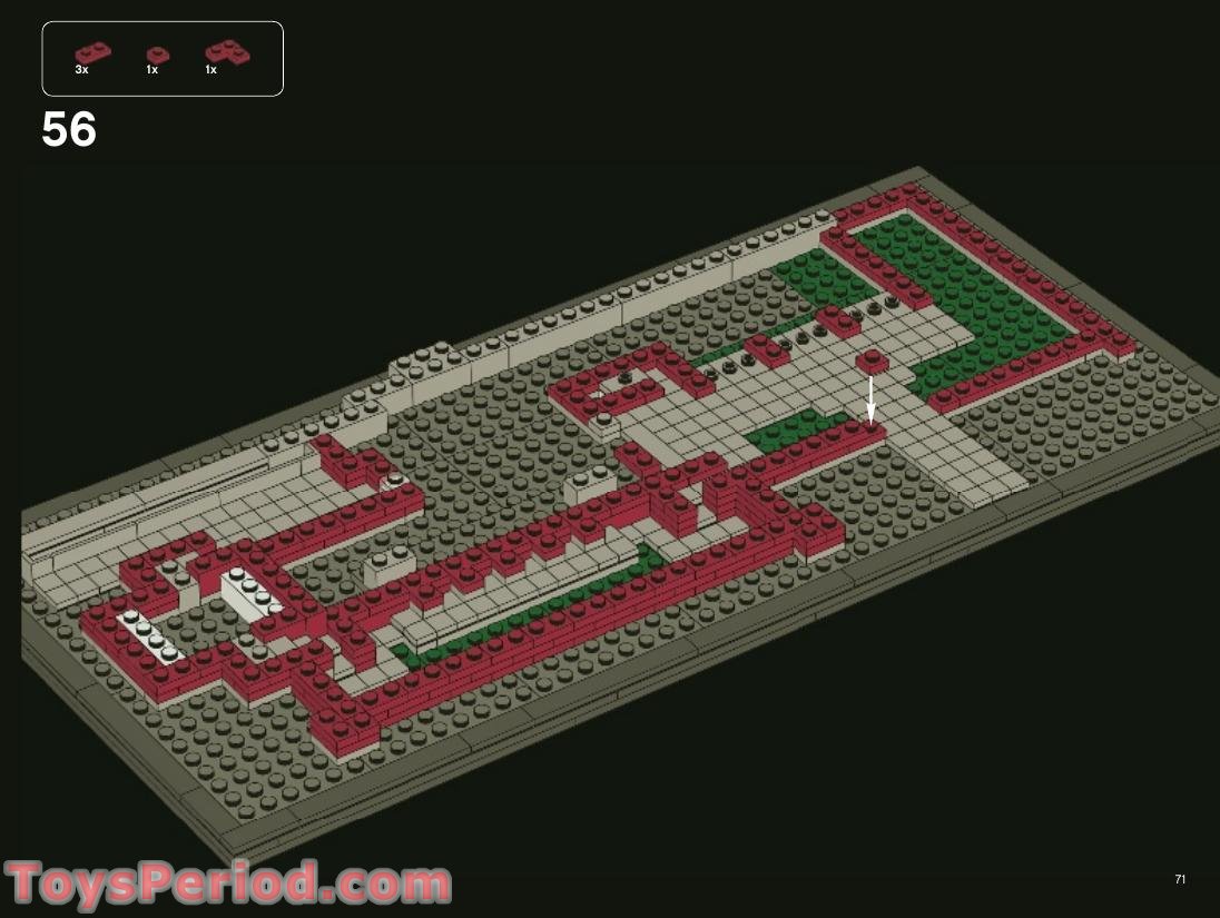 LEGO 21010 Robie House Instructions and Parts List