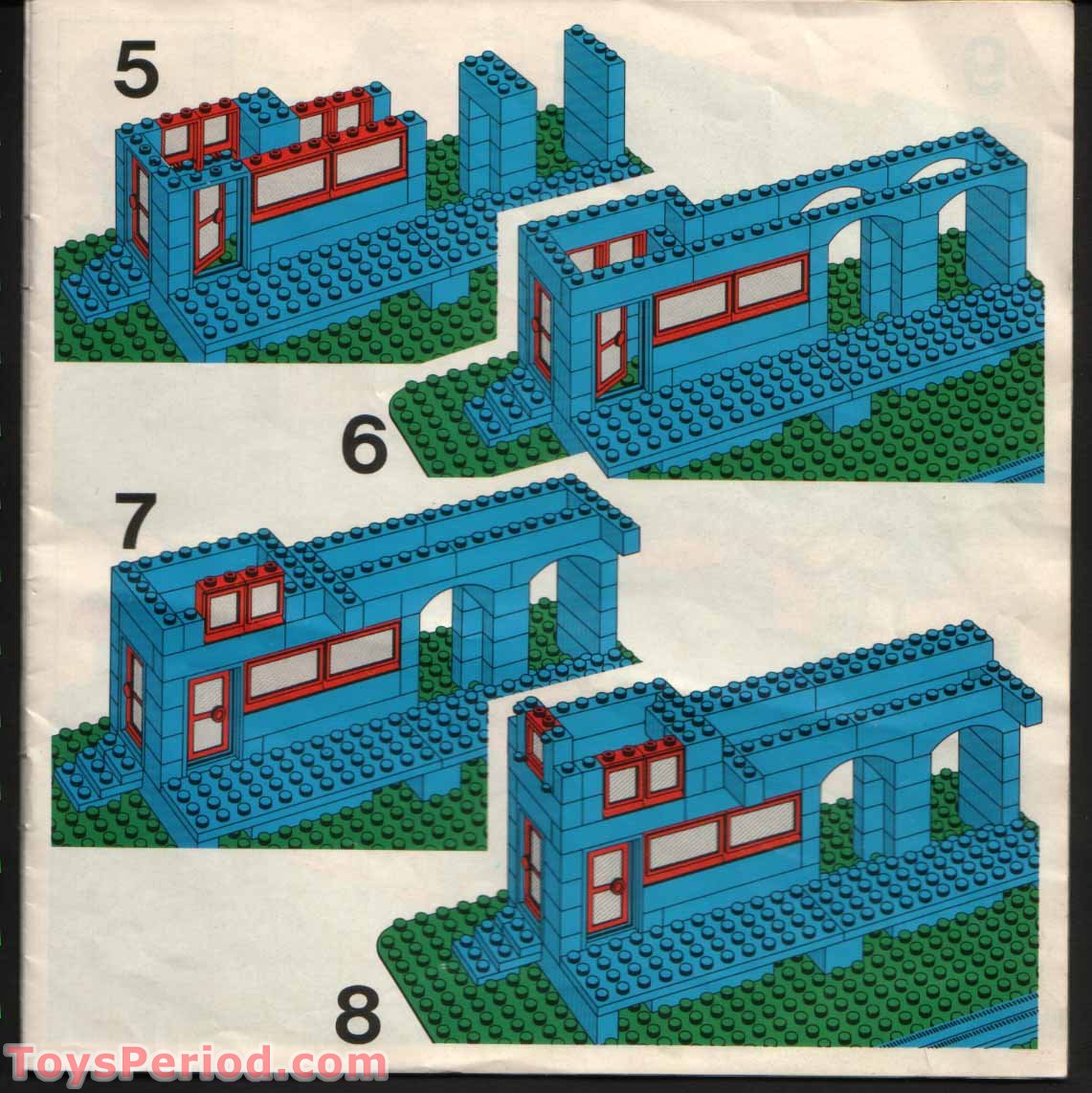 LEGO 911 Universal Building Set Instructions and Parts List