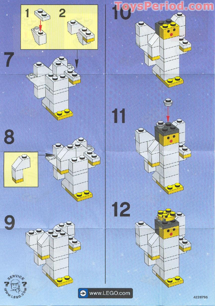 Lego Angel Instructions
