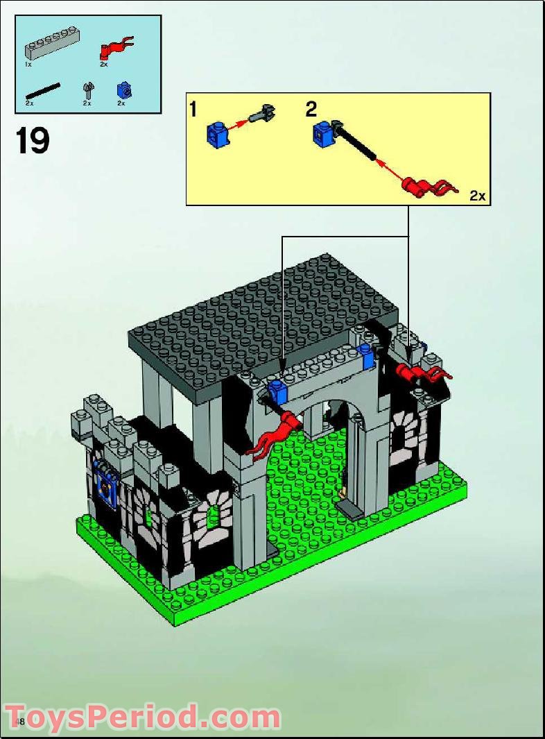 LEGO 10176 Royal King's Castle Instructions and Parts List