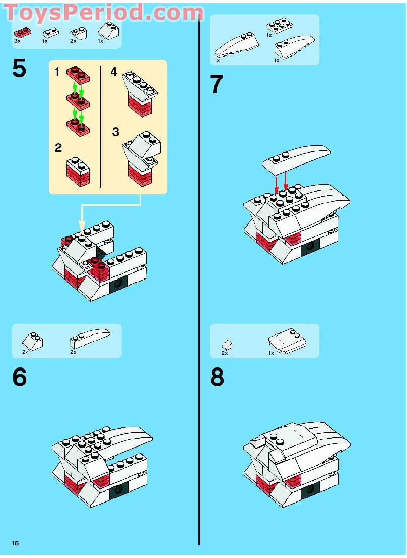 LEGO 10192 Space Skulls Instructions and Parts List