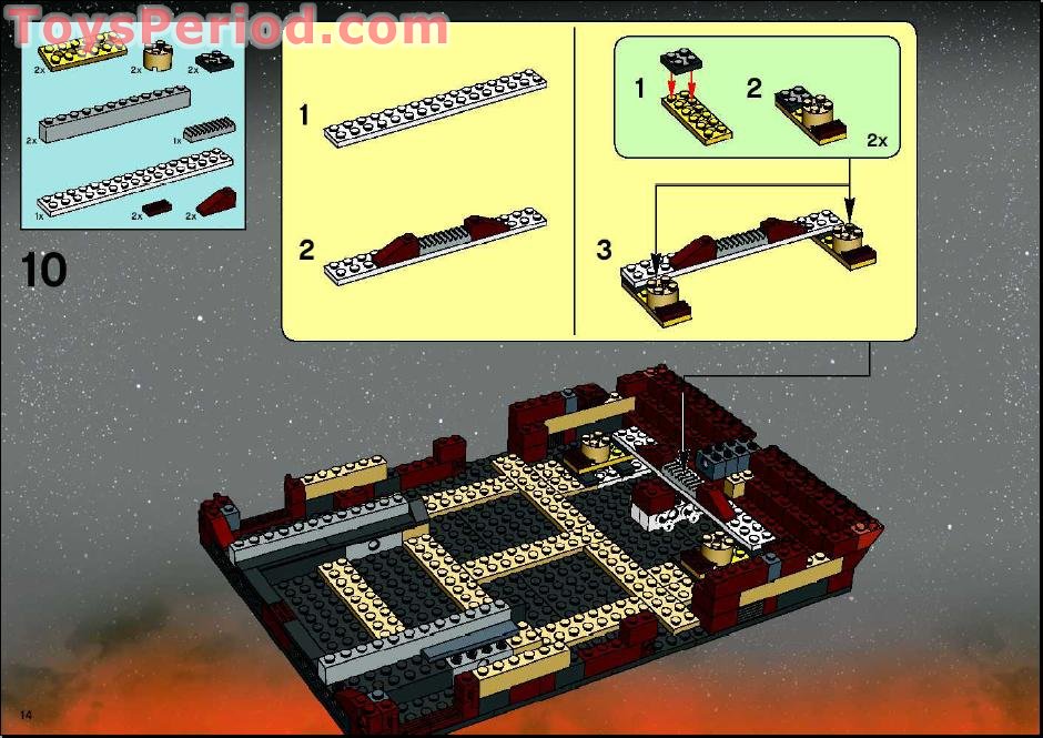 LEGO 10144 Sandcrawler Instructions and Parts List
