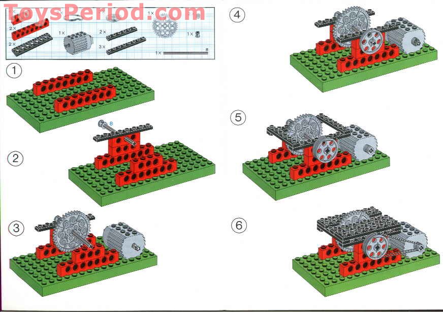 LEGO 1033 Building Instructions for Set 1032 Instructions and Parts List