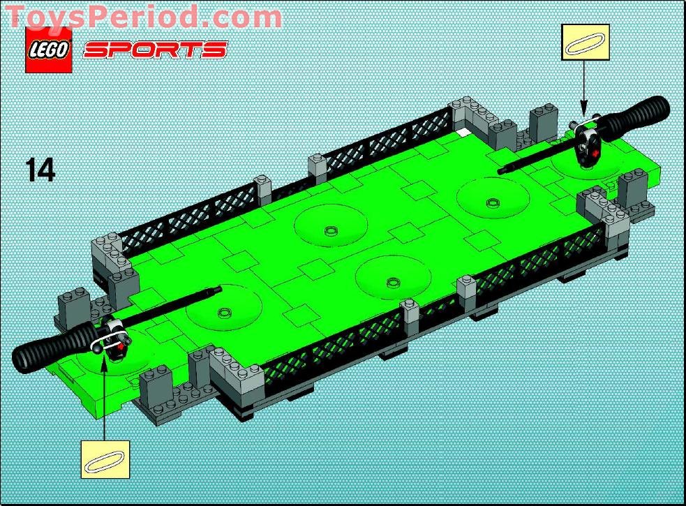 LEGO 3570 Street Soccer Instructions and Parts List
