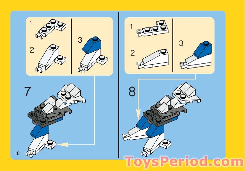 LEGO 4917 Mini Robots Instructions and Parts List