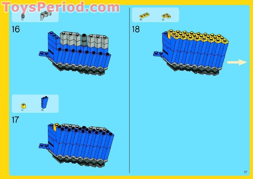 LEGO 4997 Transport Ferry Instructions and Parts List