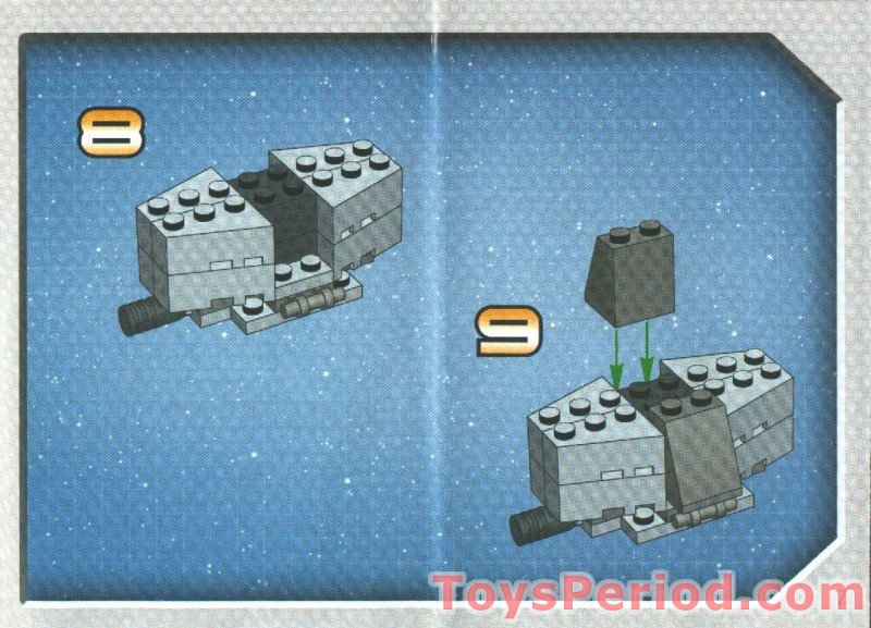 LEGO 4489 Mini AT-AT Instructions and Parts List
