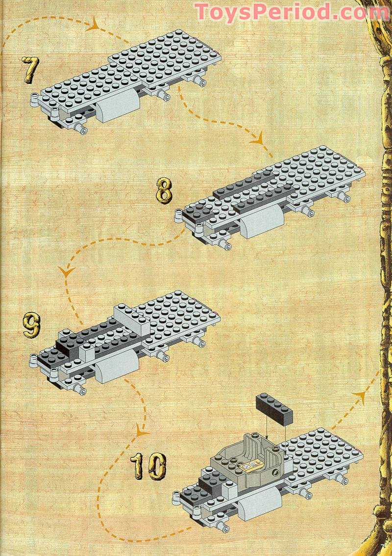 LEGO 5988 Pharaoh's Forbidden Ruins Instructions and Parts List