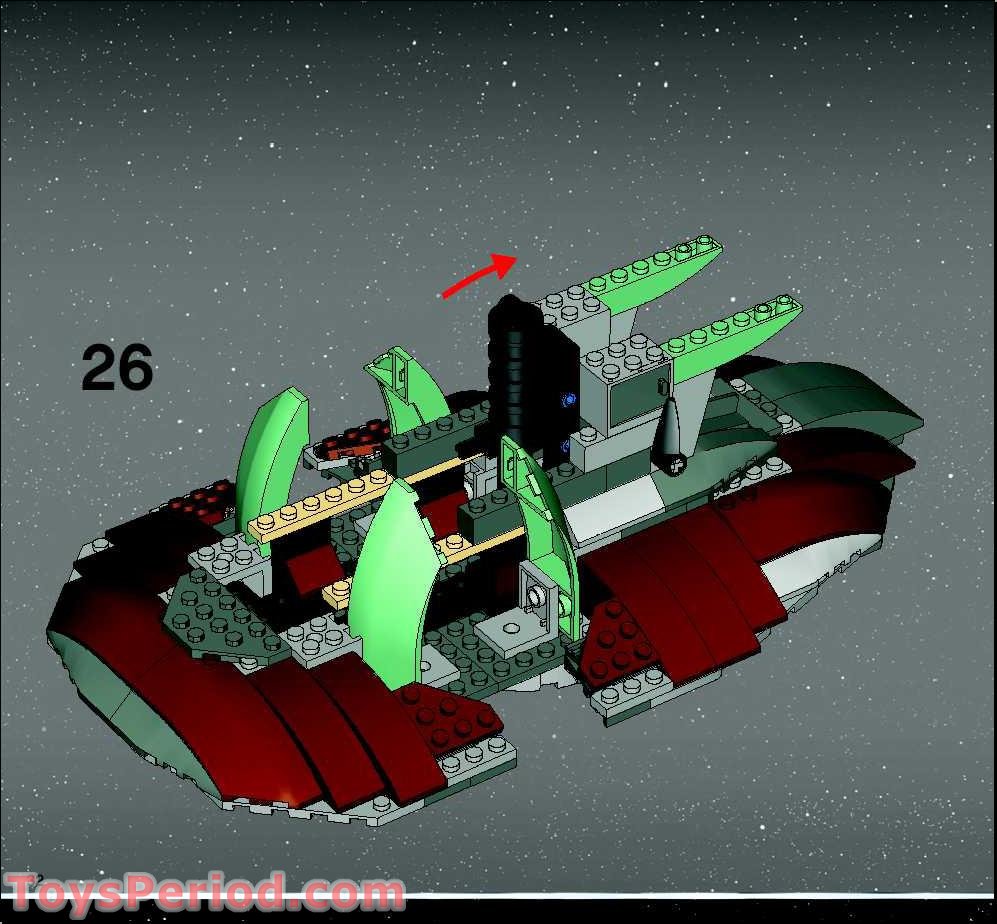 LEGO 6209 Slave I Instructions and Parts List