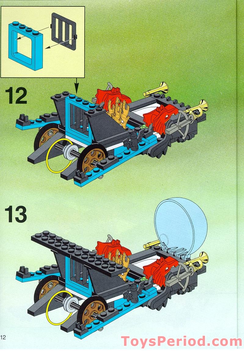 LEGO 6496 Whirling Time Warper Instructions and Parts List