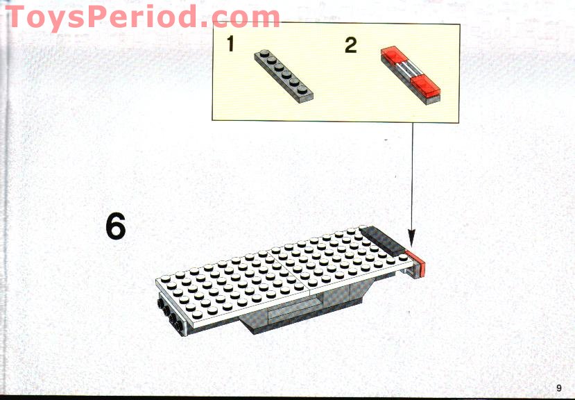 LEGO 7033 Armored Car Action Instructions and Parts List