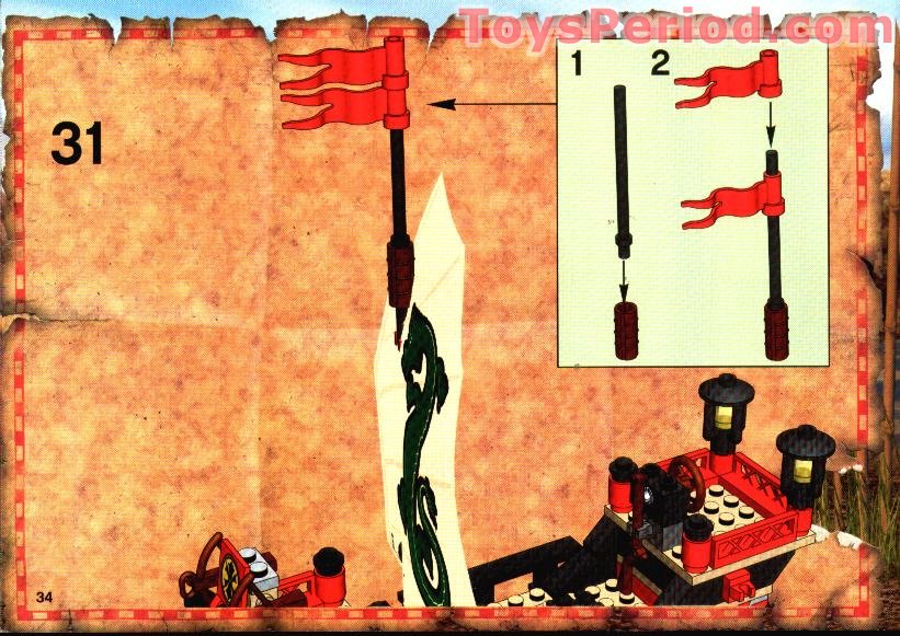 LEGO 7416 Emperor's Ship Instructions and Parts List