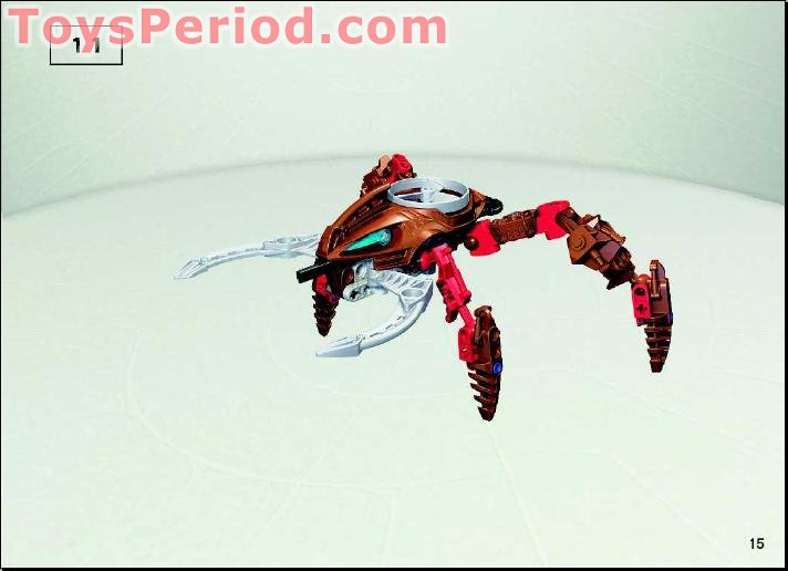 LEGO 8745 Visorak Roporak Instructions and Parts List