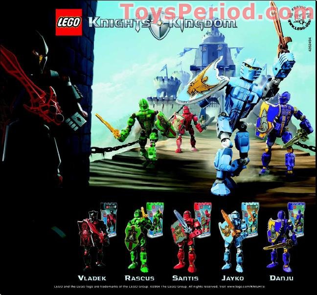 LEGO 8800 Vladek's Siege Engine Instructions and Parts List