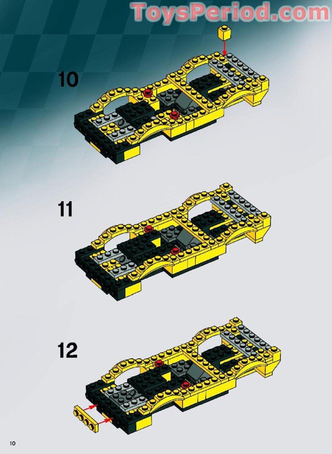 LEGO 8160 Cruncher Block and Racer X Instructions and Parts List