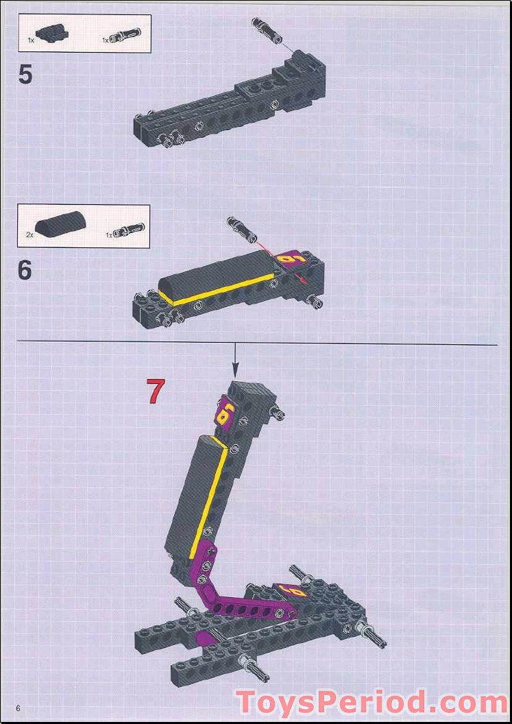 LEGO 8257 Cyber Strikers Instructions and Parts List