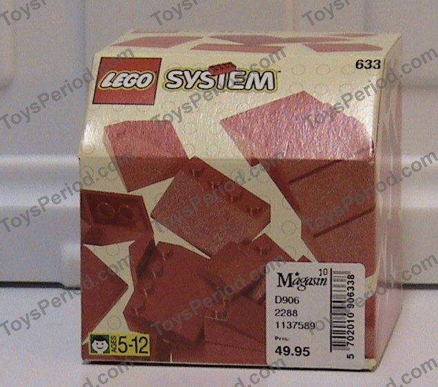 LEGO 633 Roof Tiles Instructions and Parts List