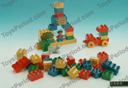 LEGO 2493 Medium Duplo Bucket, Yellow Set Parts List