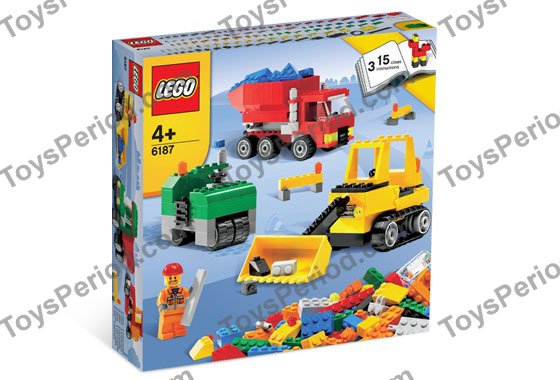 LEGO 6187 Road Construction Set Instructions and Parts List