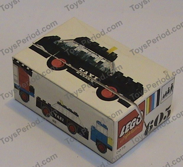 LEGO 605-2 Taxi Instructions and Parts List