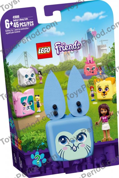 LEGO 41666 Andrea's Bunny Cube Set Parts List