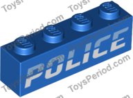 LEGO Sets with Part 3010pb332 Brick 1 x 4 with Bright Light and White ...