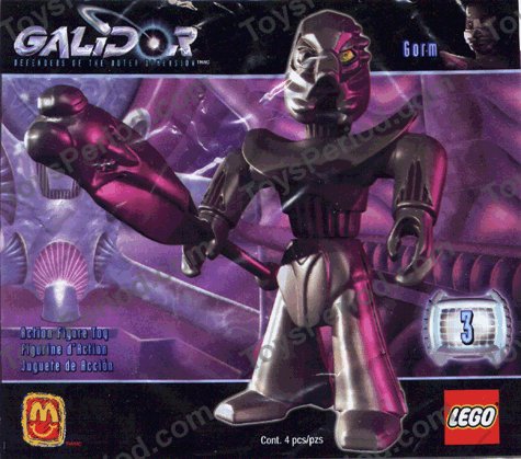 LEGO 4043 Gorm, McDonald's Number 3 Set Parts List