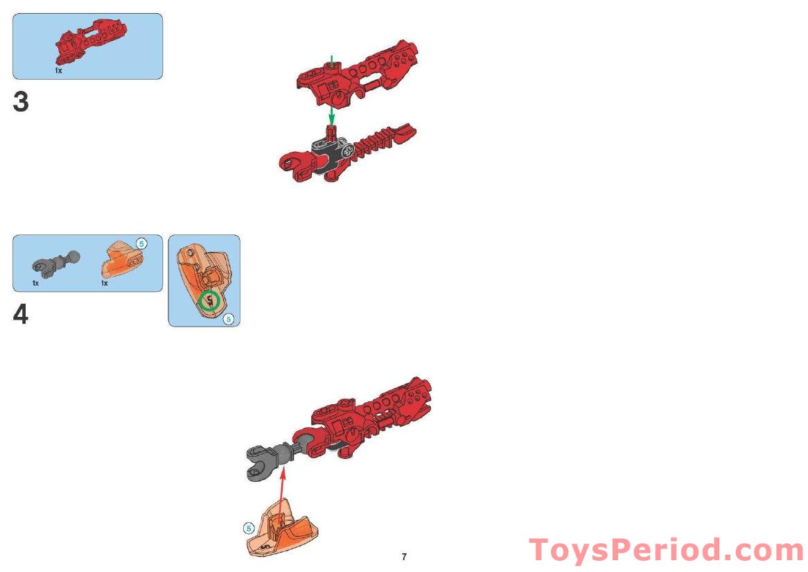 LEGO 6293 Furno Instructions and Parts List