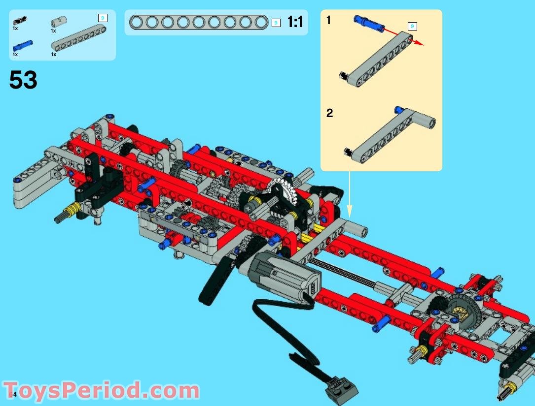 LEGO 9397 Logging Truck Instructions and Parts List