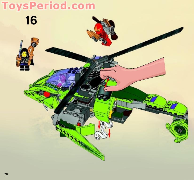 LEGO 9443 Rattlecopter Instructions and Parts List