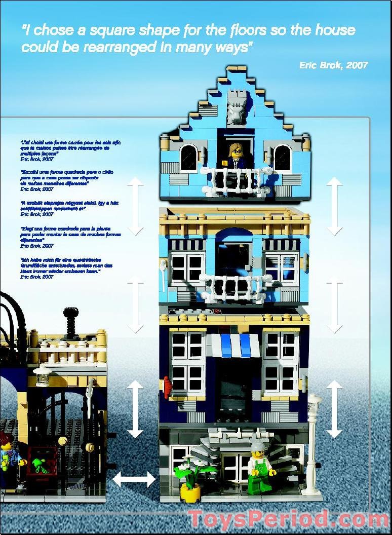 LEGO 10190 Market Street Instructions and Parts List