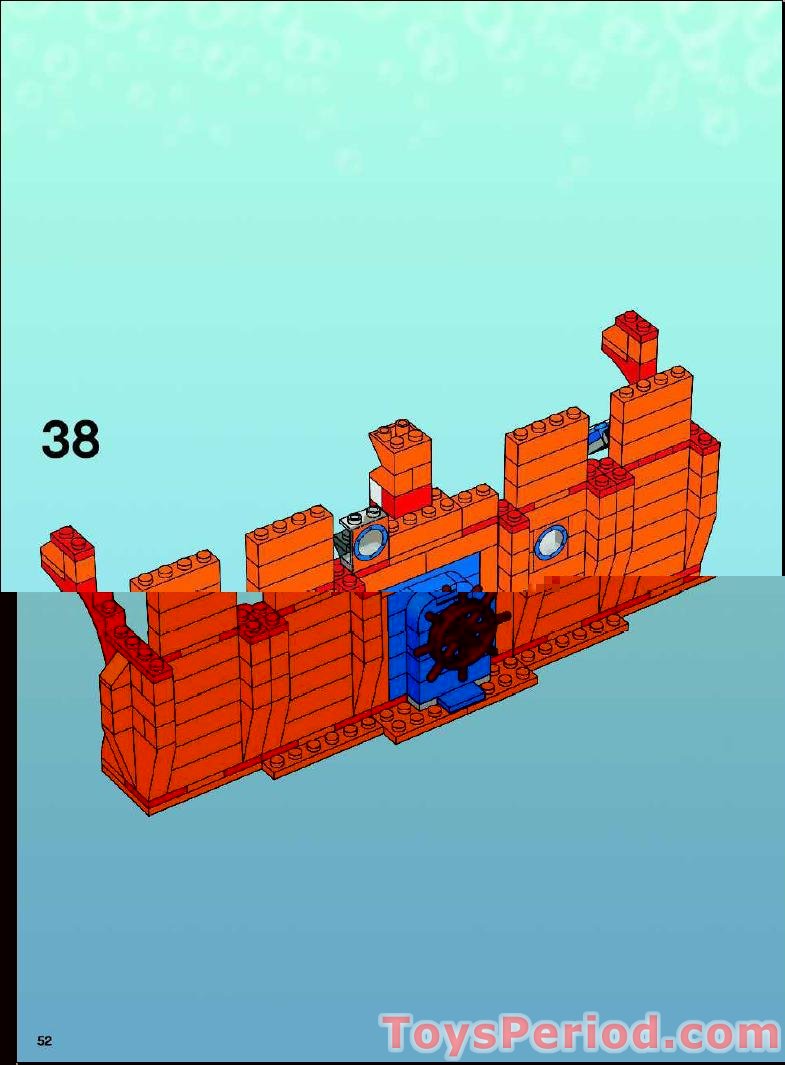 LEGO 3827 Adventures in Bikini Bottom Instructions and Parts List