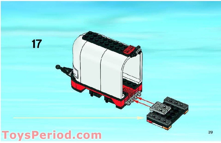 LEGO 7635 4wd with Horse Trailer Instructions and Parts List