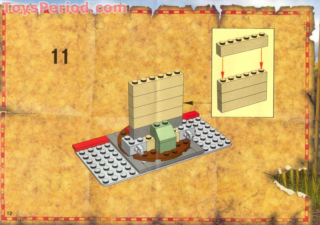 LEGO 7413 Passage of Jun-Chi Instructions and Parts List