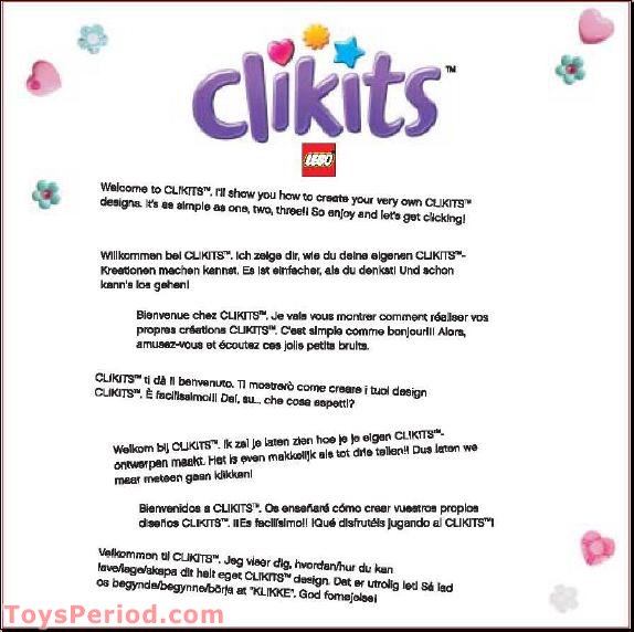 LEGO 7528 Designer Desk Set Instructions and Parts List