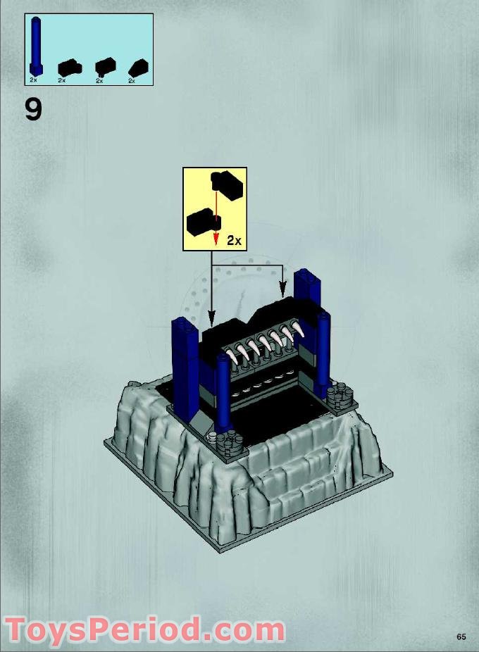 LEGO 8894 Piraka Stronghold Instructions and Parts List