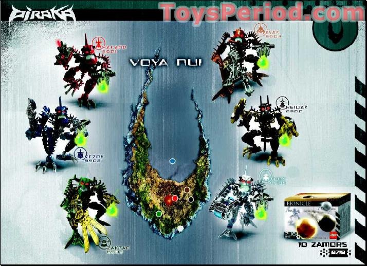 LEGO 8900 Reidak Instructions and Parts List