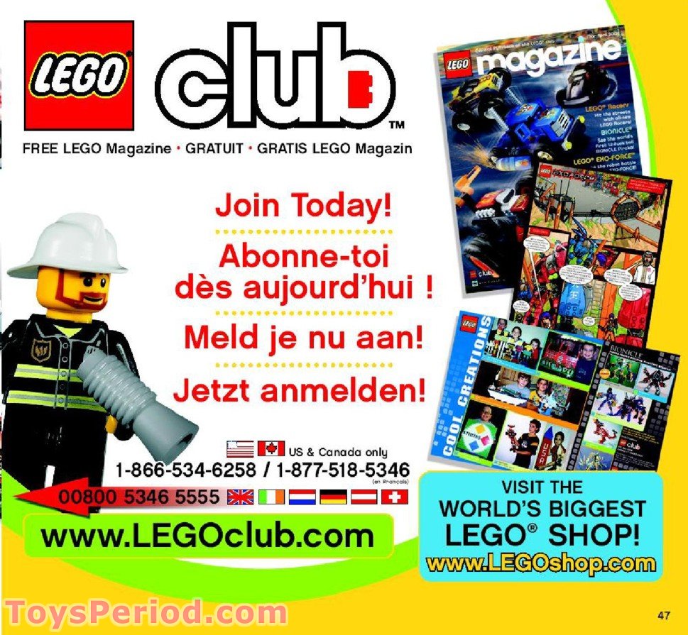 LEGO 8923 Hydraxon Instructions and Parts List