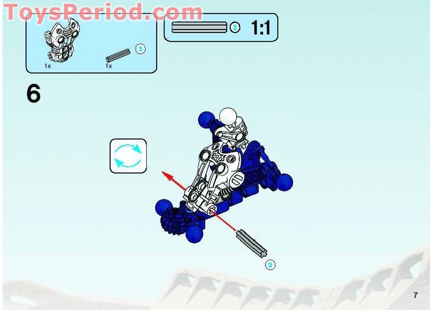 LEGO 8982 Strakk Instructions and Parts List