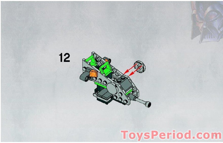 LEGO 8014 Clone Walker Battle Pack Instructions and Parts List