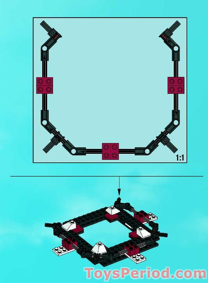 LEGO 8107 Fight for the Golden Tower Instructions and Parts List
