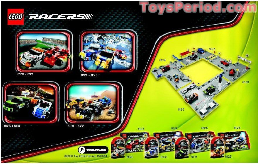 LEGO 8162 Race Rig Instructions and Parts List
