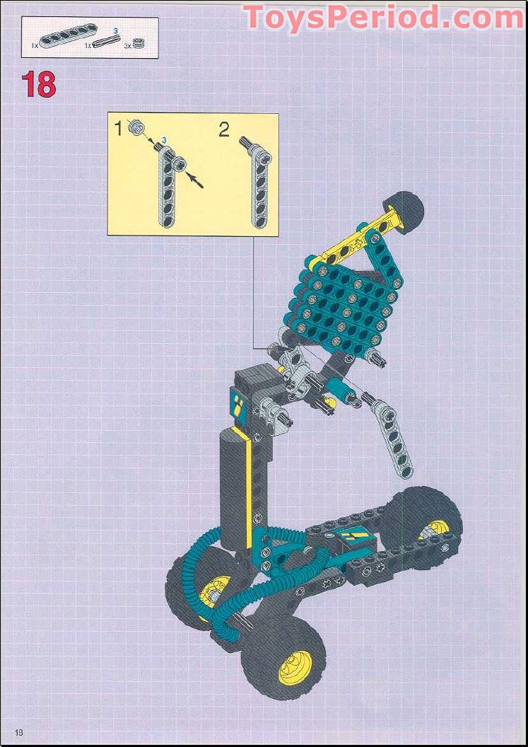 LEGO 8257 Cyber Strikers Instructions and Parts List