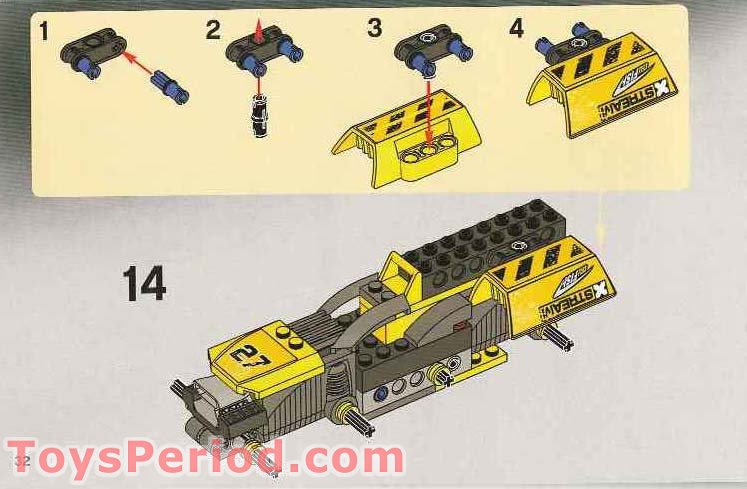 LEGO 8490 Desert Hopper Instructions and Parts List