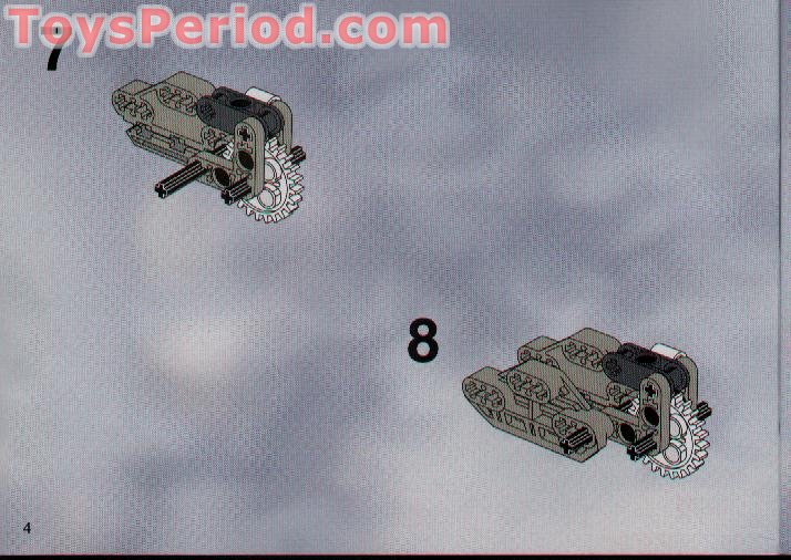 LEGO 8511 Frost Instructions and Parts List