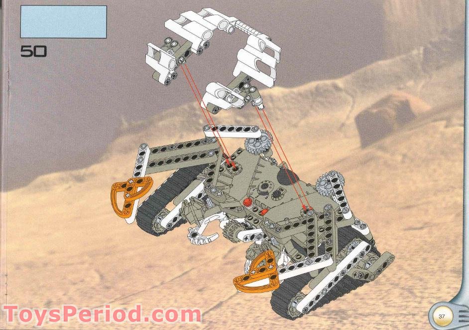 LEGO 8539 Manas Instructions and Parts List